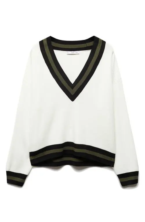 Mango College V-neck Sweater