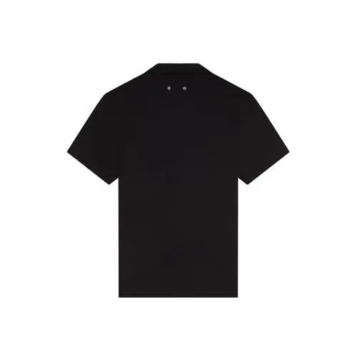 Vilebrequin Tencel Polo Shirt Solid - Black