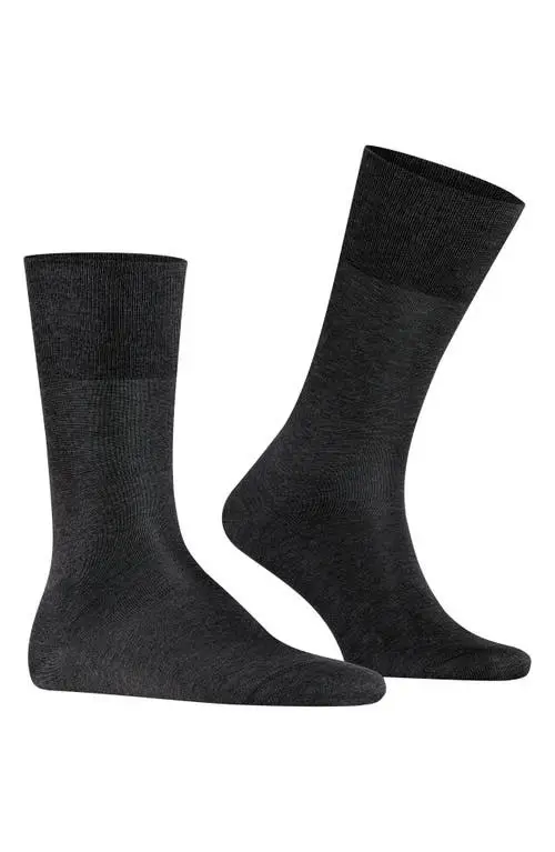 Falke Tiago Organic Cotton Dress Socks - Anthracite