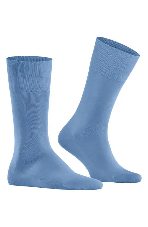 Falke Tiago Organic Cotton Dress Socks - Cornflower