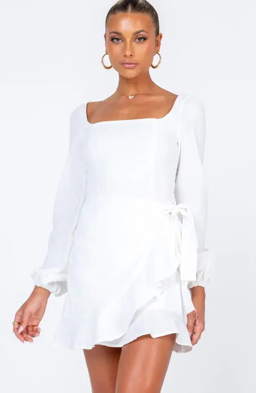 Princess Polly Villa Long Sleeve Mini Dress