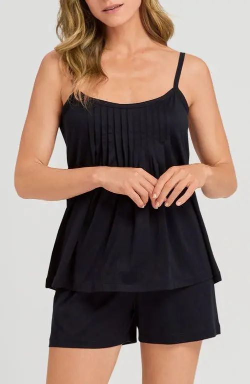 Hanro Juliet Short Pajamas - Black
