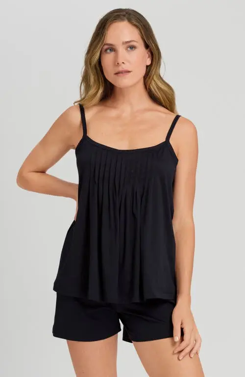 Hanro Juliet Short Pajamas - Black