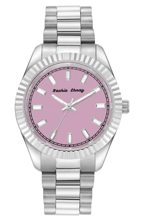 Rachie Shnay Bracelet Watch - Ballet Pink