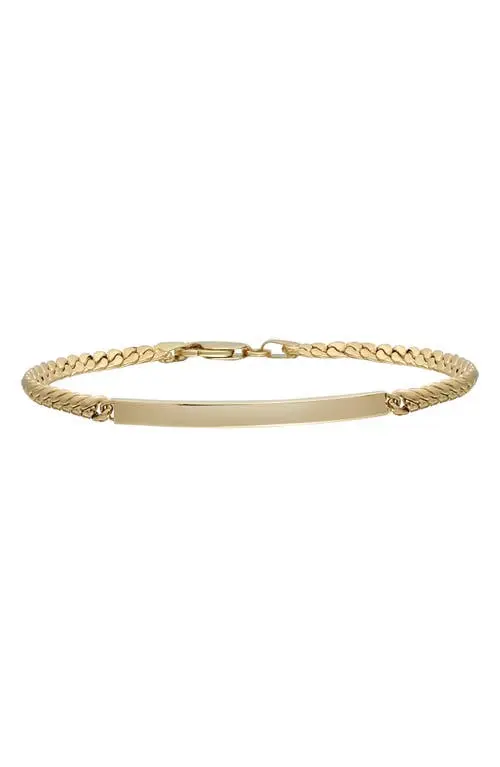 Bony Levy 14k Gold Id Bracelet - 14k Yellow Gold