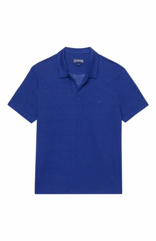 Vilebrequin Solid Linen Jersey Polo - Marrakech