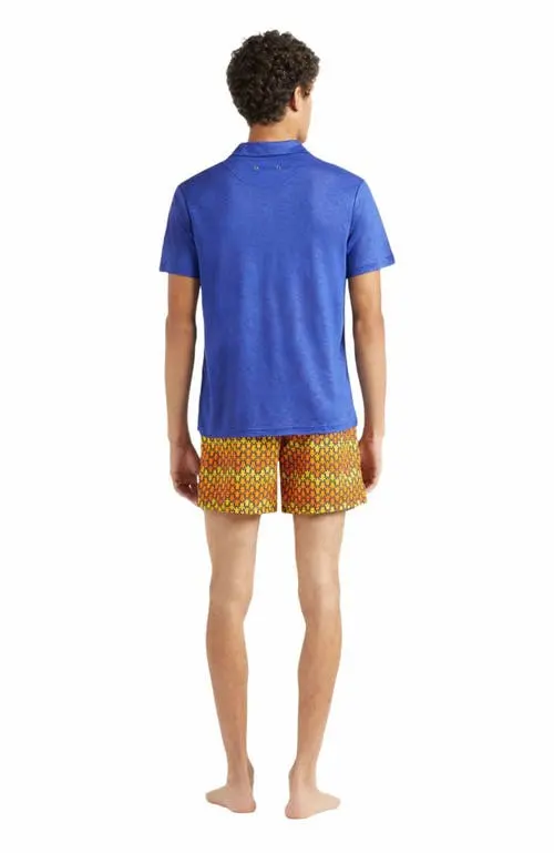 Vilebrequin Solid Linen Jersey Polo - Marrakech