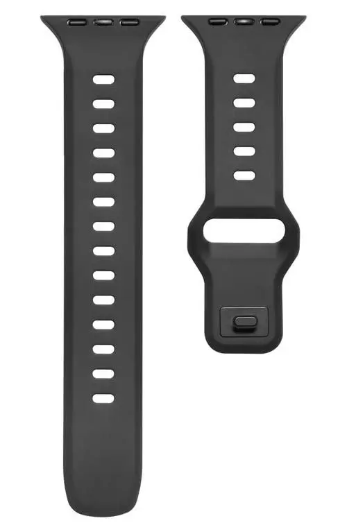 POSH TECH Silicone Apple Watch Band - Black