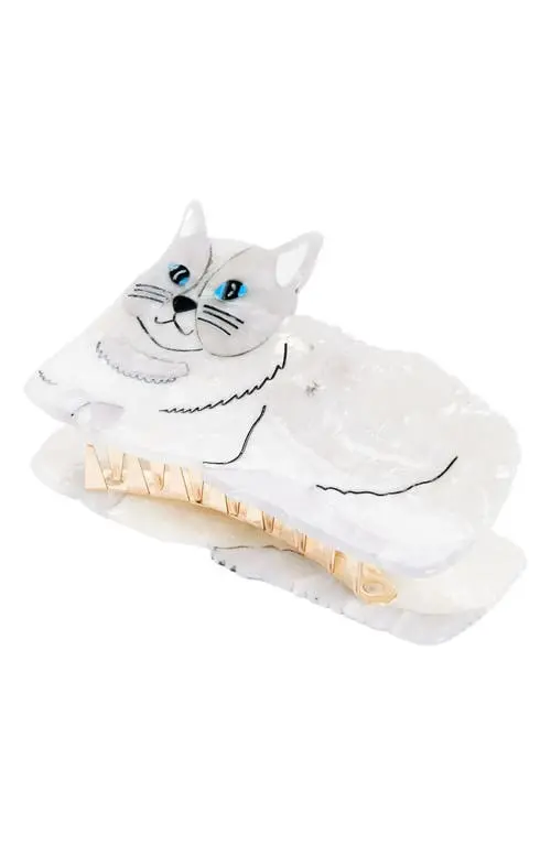 SOLAR ECLIPSE Ragdoll Cat Claw Clip - Grey