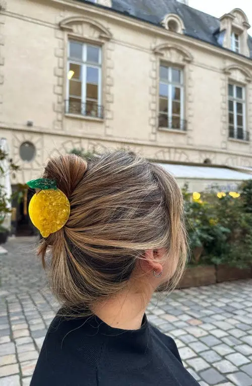 SOLAR ECLIPSE Lemon Claw Clip