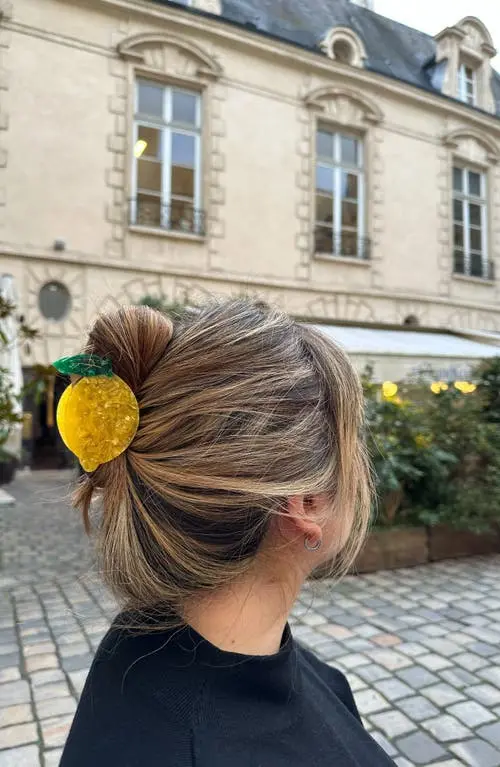 SOLAR ECLIPSE Lemon Claw Clip