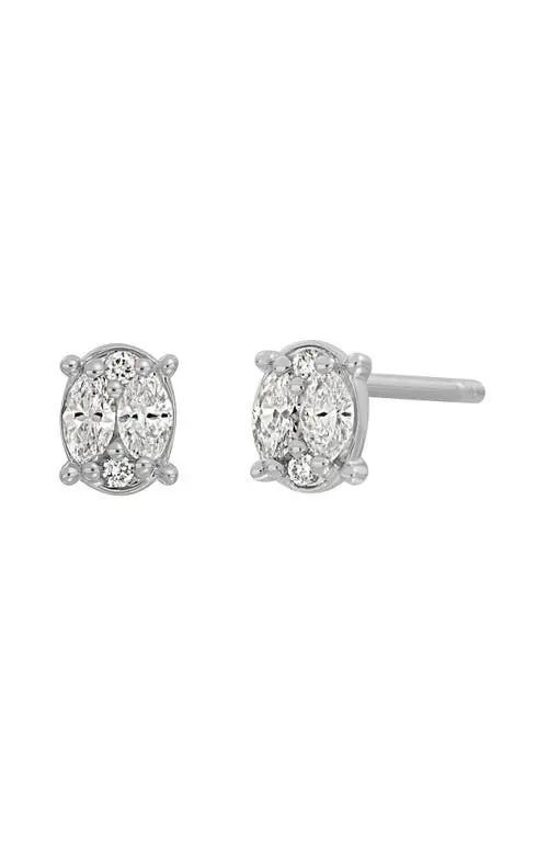 Bony Levy Mika Diamond Stud Earrings - 18k White Gold