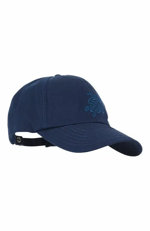 Vilebrequin Ines De La Fressange Embroidered Cotton Baseball Cap - Bleu Marine