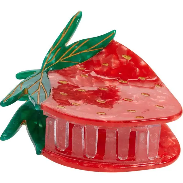 SOLAR ECLIPSE Strawberry Claw Clip - Red