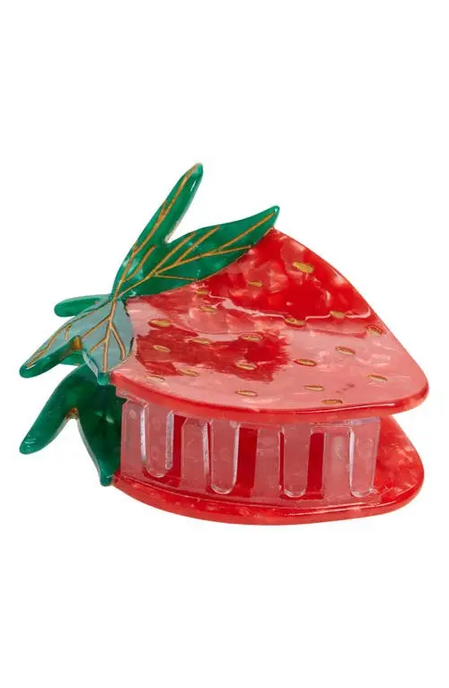 SOLAR ECLIPSE Strawberry Claw Clip - Red