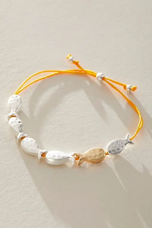 Free People North Star Bracelet - Fish/clementine