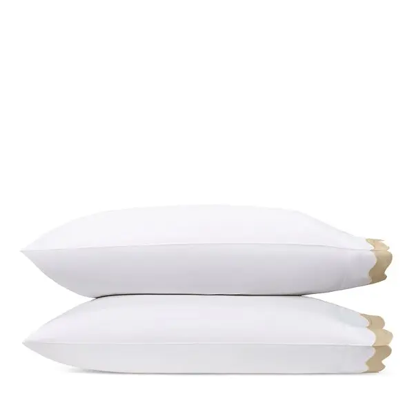 MATOUK Lorelei King Pillowcase Set - Champagne