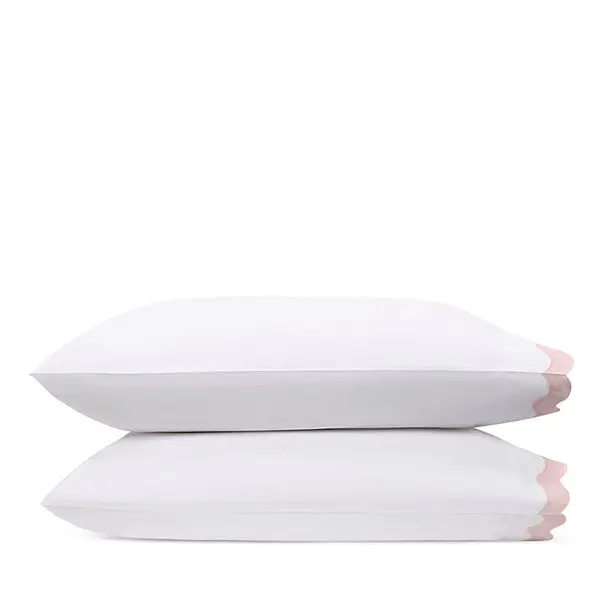 MATOUK Lorelei King Pillowcase Set - Pink
