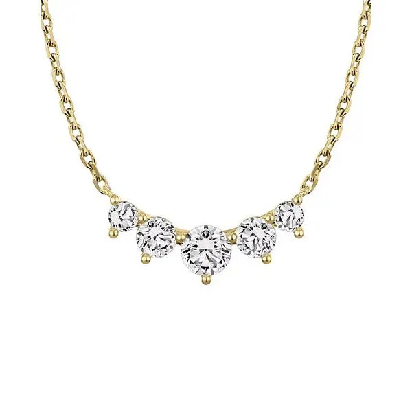 VRAI Arc Diamond Necklace - K Yellow Gold