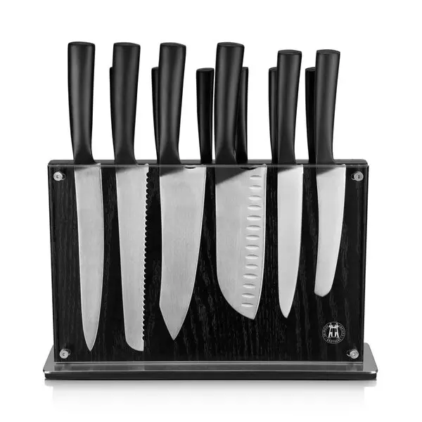 SCHMIDT BROTHERS Cutlery Black Downtown Knife Block