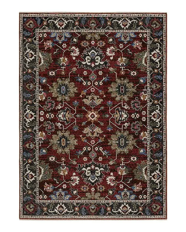 ORIENTAL WEAVERS Hastings Ha03v Area Rug, 5'3 X 7'6 - Red