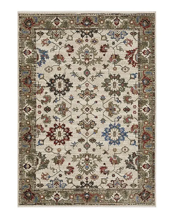 ORIENTAL WEAVERS Hastings Ha03w Area Rug, 3'10 X 5'5 - Ivory