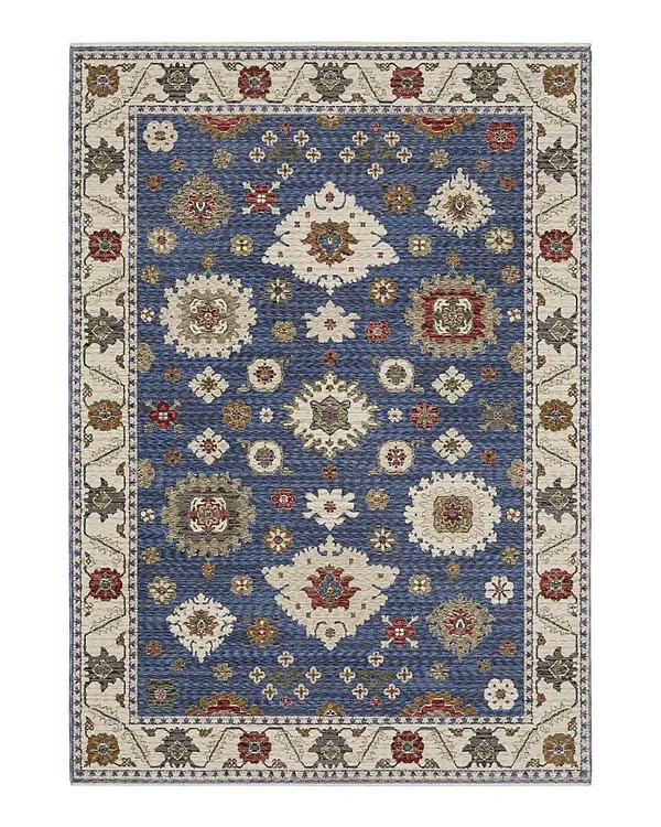 ORIENTAL WEAVERS Hastings Ha06z Area Rug, 3'10 X 5'5 - Blue