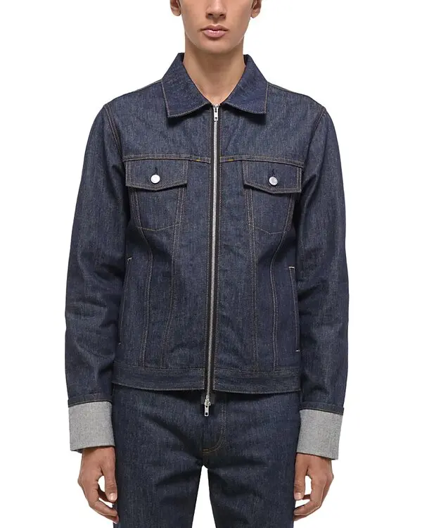 Helmut Lang Zip Front Trucker Jacket