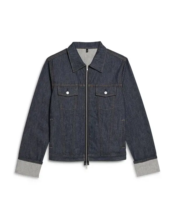 Helmut Lang Zip Front Trucker Jacket