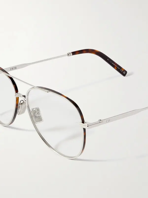 Dior Aviator-Style Optical Glasses In Silver - 30% Off  display picture 2