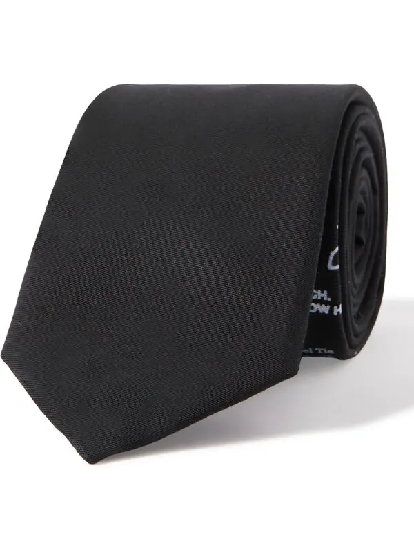 MFPEN Label Printed Tencel™ Lyocell-twill Tie