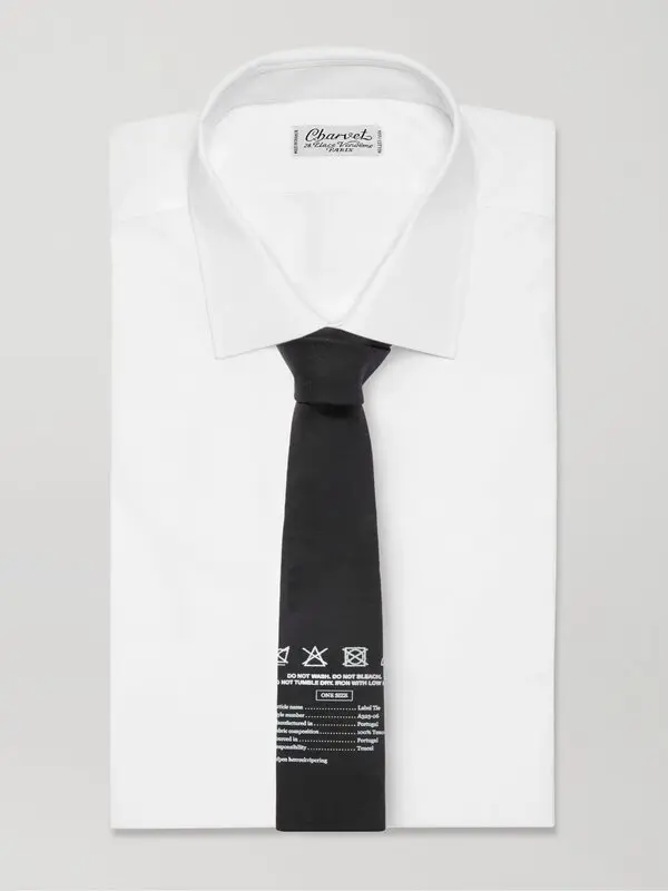 MFPEN Label Printed Tencel™ Lyocell-twill Tie