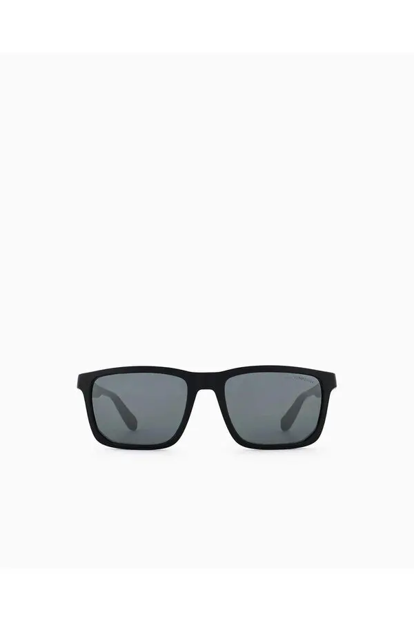 Emporio Armani Rectangular Sunglasses - Black