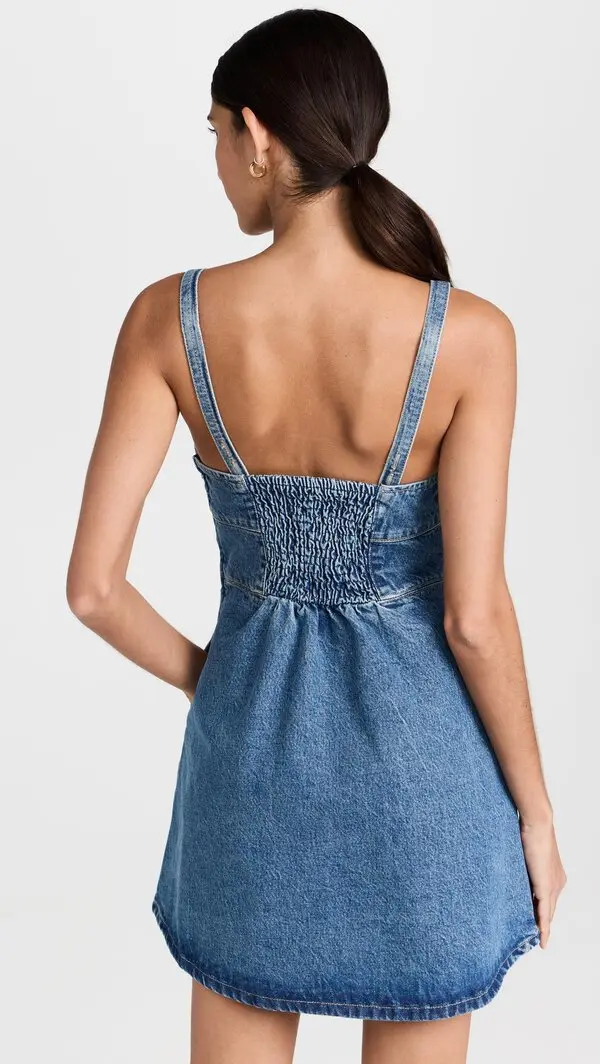 la ligne denim dress Fiona Short Denim Dress
