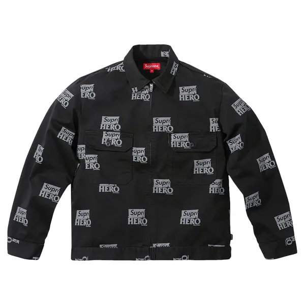Supreme®/ANTIHERO® Work Jacket Supreme X Antihero Work Jacket - Black | Editorialist