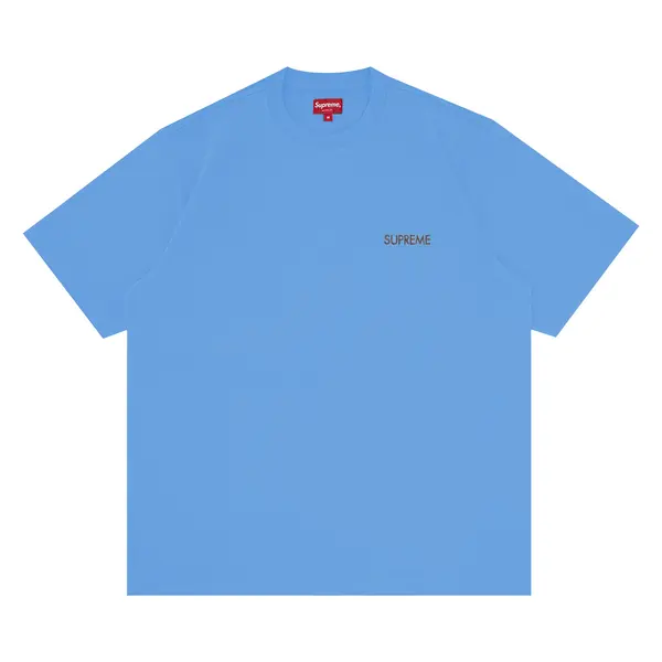 Supreme Washed Capital Short-sleeve Top - Blue