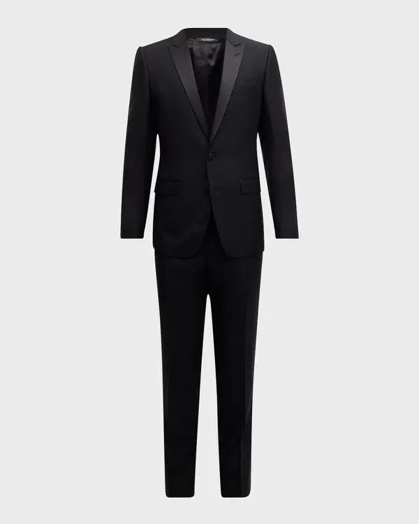 Dolce & Gabbana Martini-fit Tuxedo Suit - Black