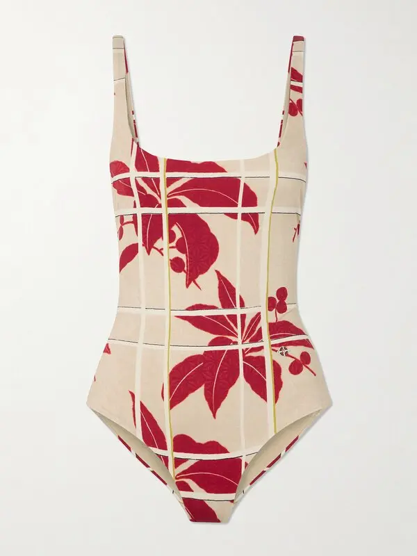 Loro Piana Floral-print Swimsuit - Multi