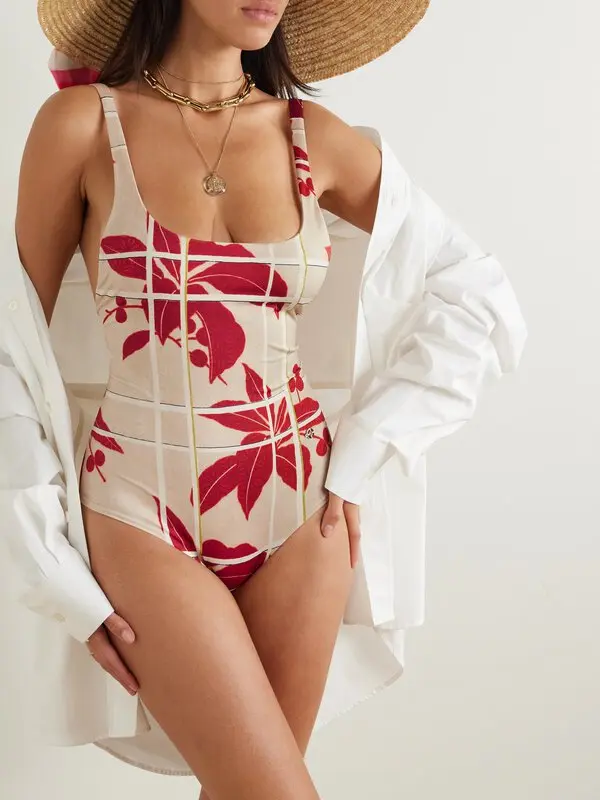 Loro Piana Floral-print Swimsuit