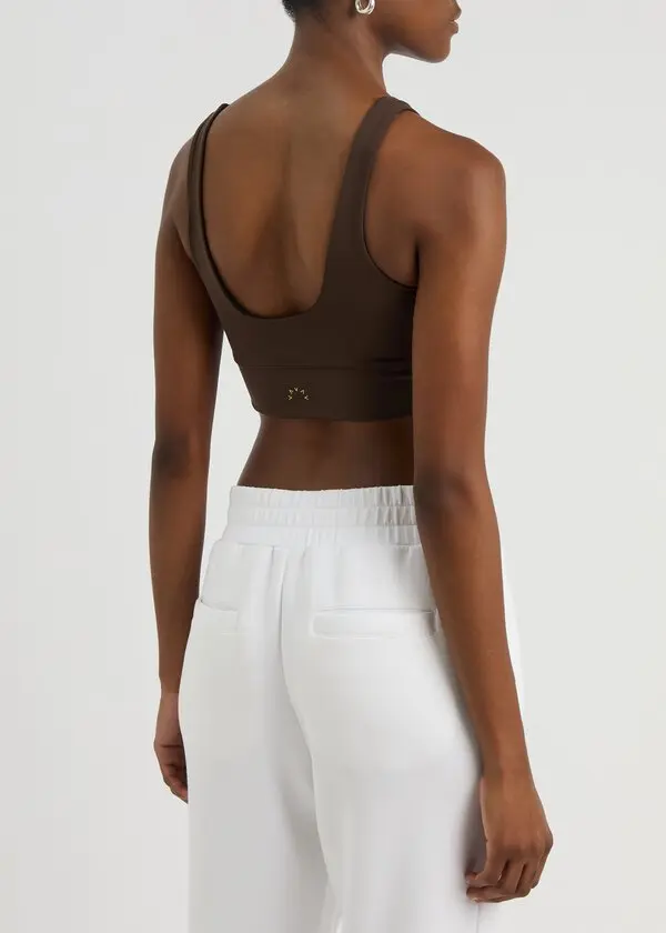 Varley Freesoft Cori Stretch-jersey Bra Top - Brown
