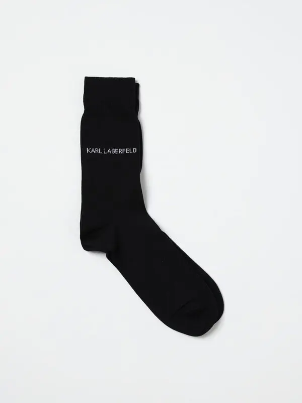 Karl Lagerfeld Crew Socks - Black
