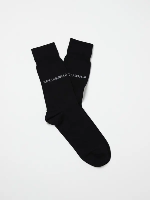 Karl Lagerfeld Crew Socks - Black