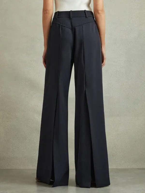 REISS Solene Wide Leg Trousers