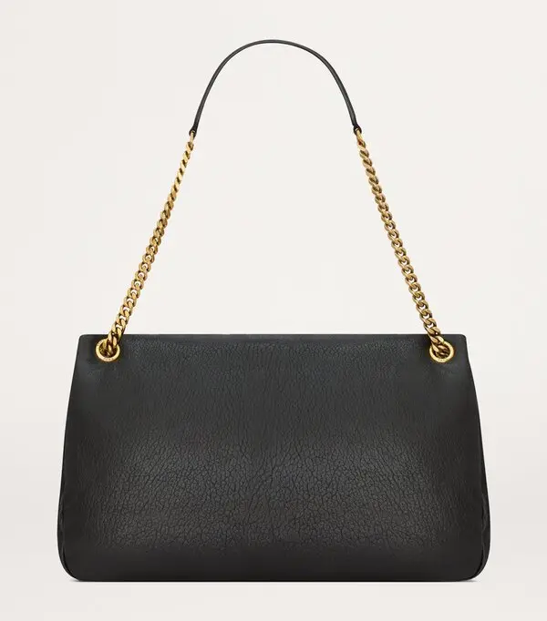 Saint Laurent Large Calypso Shoulder Bag - Black