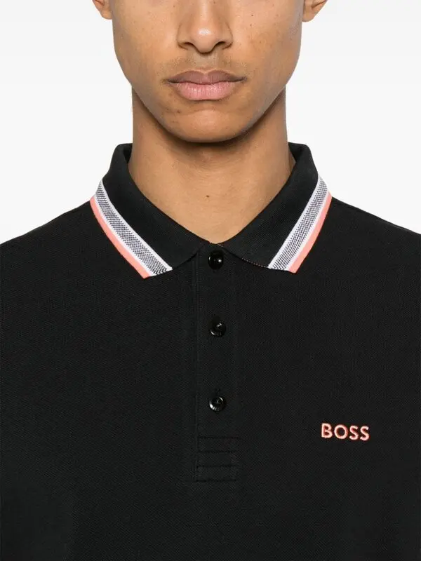 BOSS Striped Paddy Polo Shirt