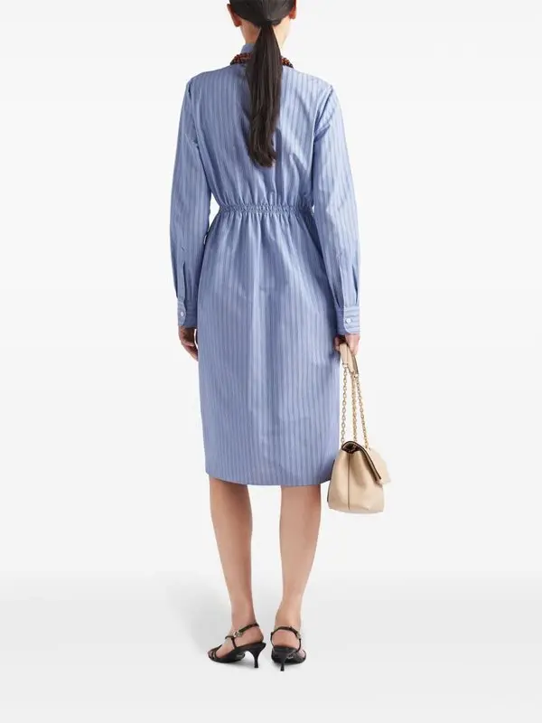 Prada Striped Shirt Dress