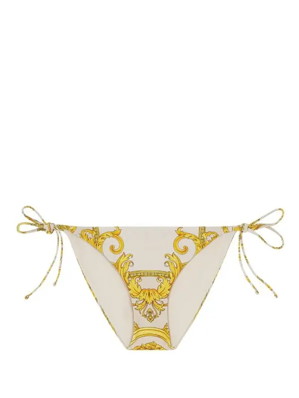 Versace La Coupe Des Dieux Bikini Bottom - White