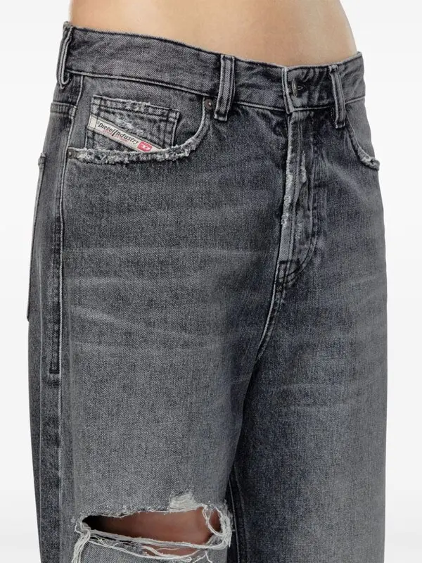 DIESEL® 1996 D-sire Low-rise Wide-leg Jeans - Grey