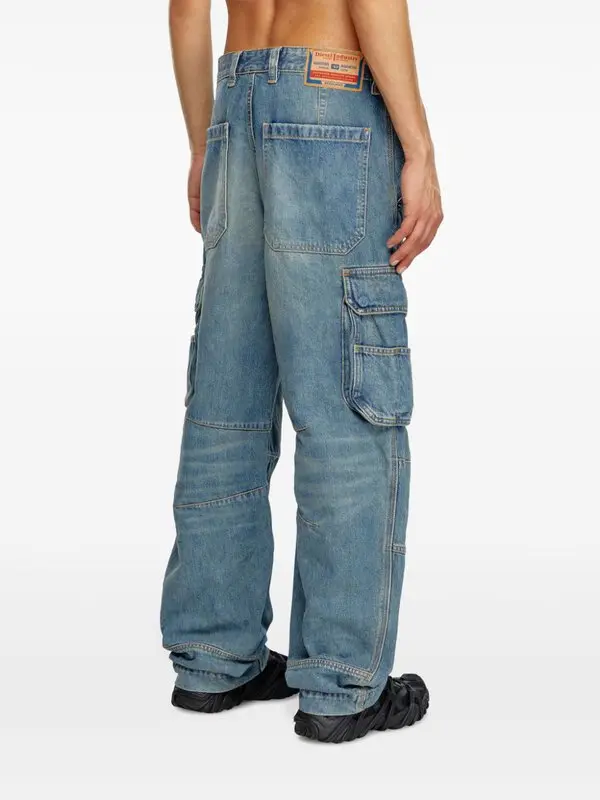 DIESEL® D-fish Straight-leg Cargo Jeans