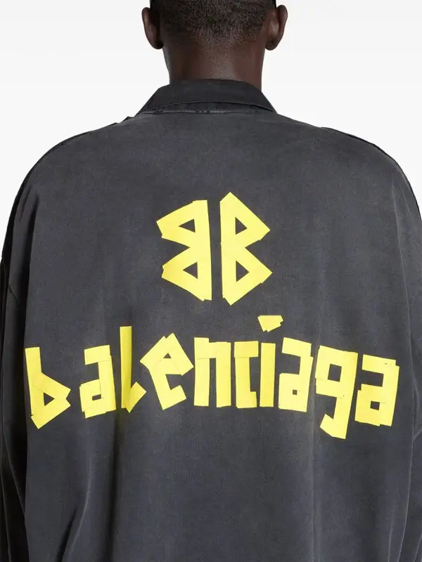 Balenciaga Tape Type Oversize Hybrid Jacket